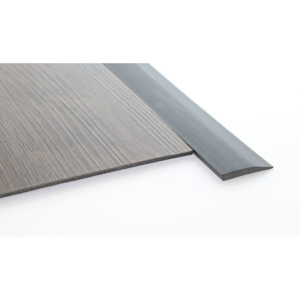 Trojan Vinyl Diminishing 4.5mm Strip 2.7m Black PVC | DS Supplies