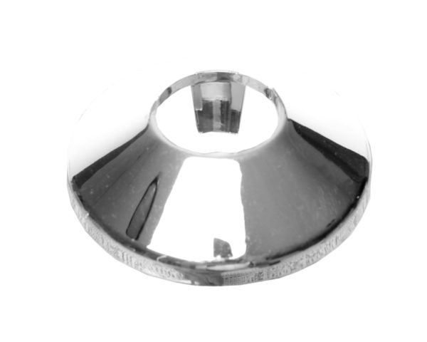 Trojan Plastic Pipe Rosettes Chrome 18mm | DS Supplies